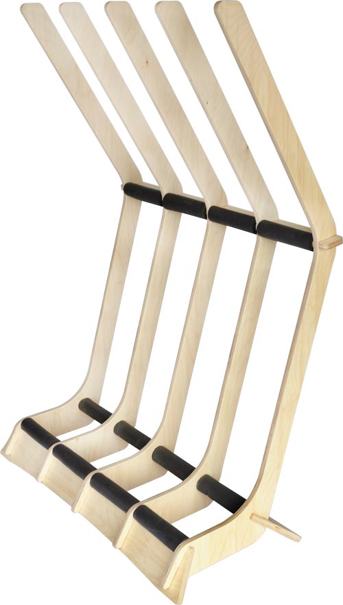 Wood Freestanding Surfboard Rack | Holds 3-6 Boards